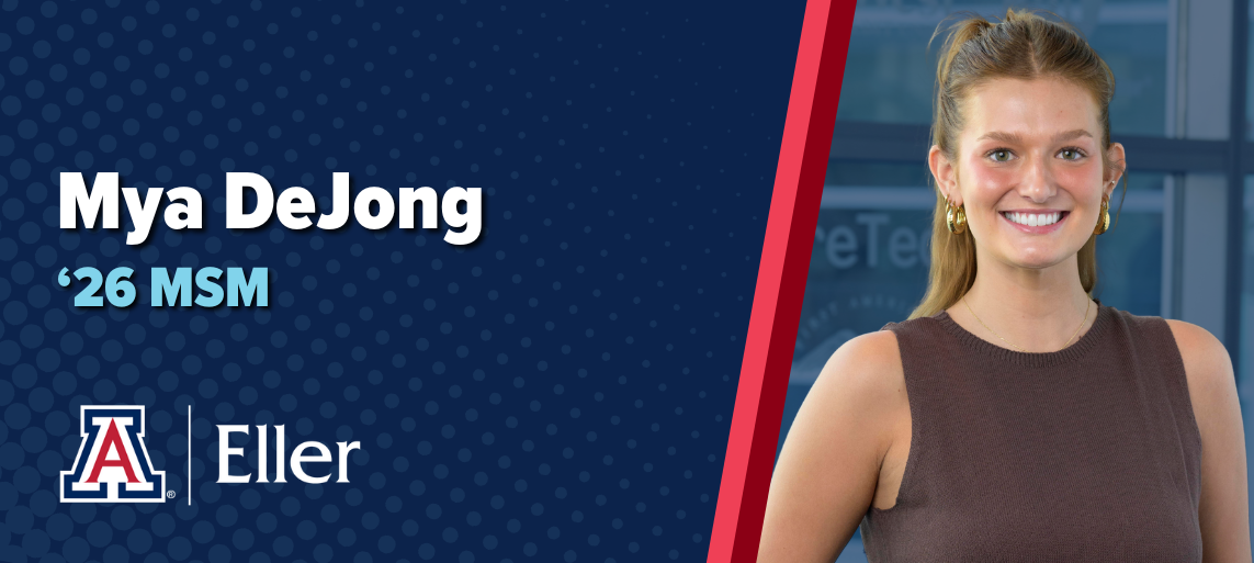Eller Fuels Mya DeJong ’26 MSM’s Leap From Forensic Psychology to Event ...